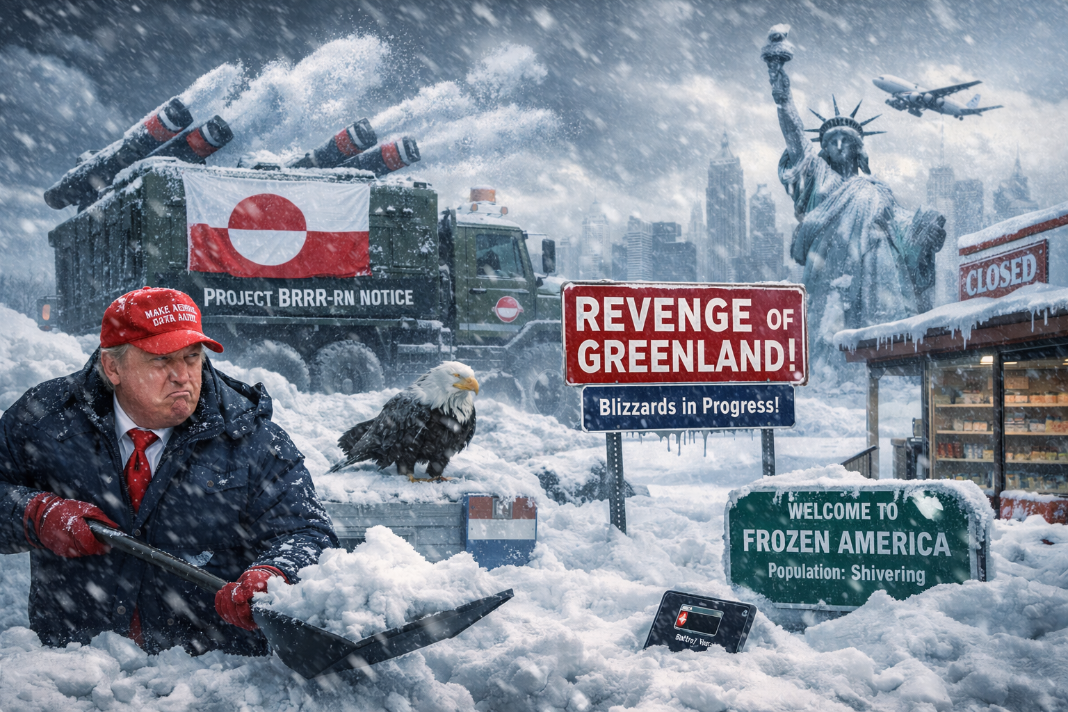 REVENGE: Greenland has deployed their harsh weather to strike the U.S ...