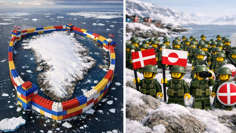 Denmark to build a huge LEGO wall around Greenland to keep U.S. out ...
